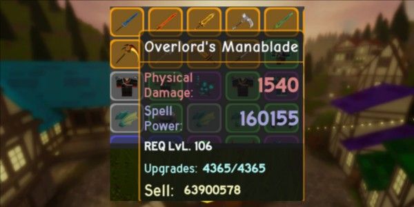 Buy Item Dungeon Quest | Overlord's Manablade Roblox 2797150 | itemku