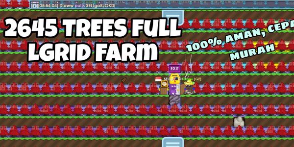 Buy World WORLD FULL LGRID FARM (READY HARVEST) Growtopia 2404753 | itemku