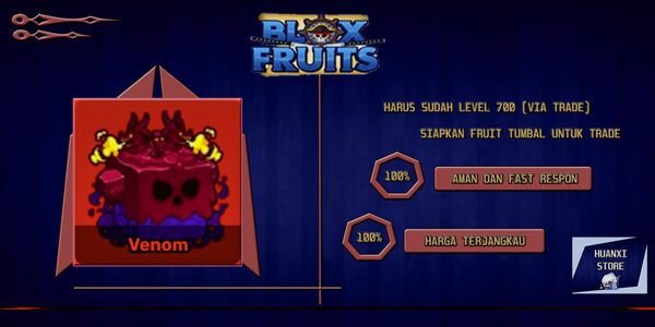 Buy Fruit VENOM FRUITS (BLOX FRUITS) Blox Fruits Roblox 2673918 | itemku