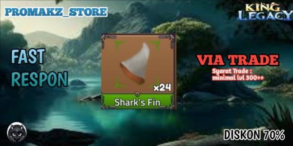 Buy Material Shark's Fin King legacy King Legacy Roblox 2768613 | itemku