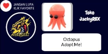 Buy Pet Octopus Adopt Me Trading Hub 2771522 | itemku