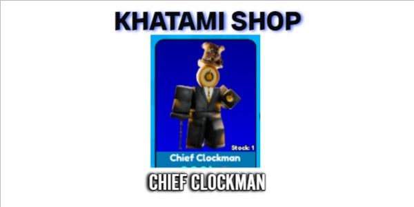 Buy Others Chief Clockman - Toilet Tower Defense Toilet Tower Defense ...