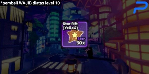 Buy Item Star Rift (Yellow) Anime Defenders 2816691 | itemku