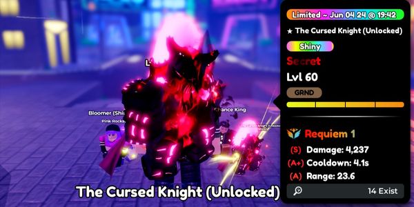 Buy Unit The Cursed Knight EVO (Shiny) (Requim) - Anime Defenders ...