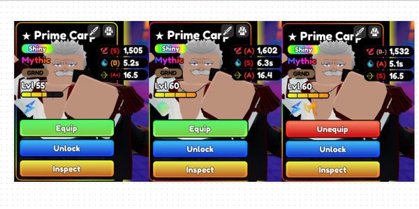 Buy Unit Shiny Garp Evo/Prime Carp (Mytic) Anime Defenders 2811661 | itemku