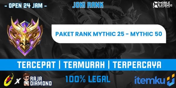 Buy MLBB Boosting Paket Rank Mythic 25-Mythic 50 Mobile Legends 2818978 ...
