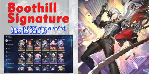 Buy Account Boothill Signature + Himeko + Welt Signature + Clara C2 ...