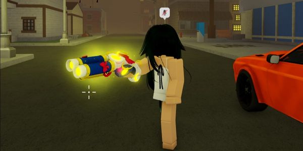 Buy Item DaHood skin cartoon double barrel Jailbreak cheapest May 2026 ...