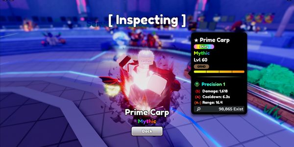 Buy Unit Shiny Prime Carp/Garp Evolve - Anime Defenders Anime Defenders ...