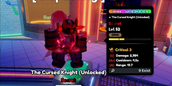 Beli Unit The Cursed Knight (EVO) / Igris - Anime Defenders Anime ...