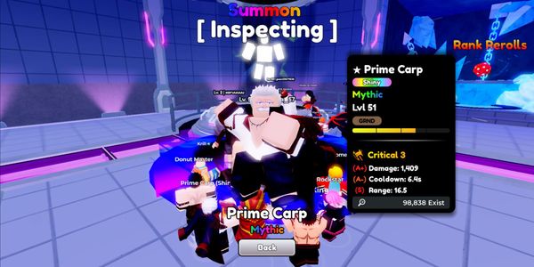 Beli Unit Shiny Prime Carp (EVOLVE) - Anime Defender Anime Defenders ...