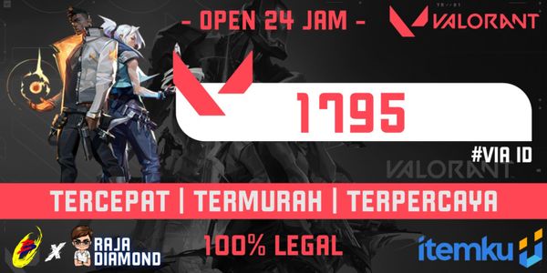 Beli Top Up 1795 Points Valorant Terlengkap dan Termurah Februari 2025 ...