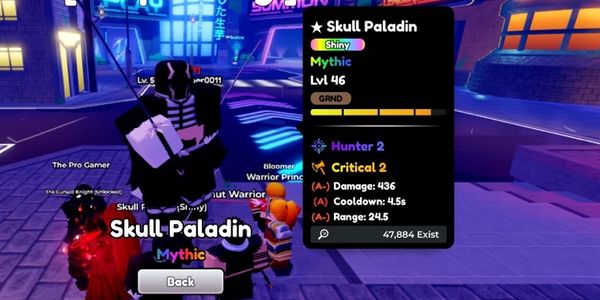 Buy Unit Skull Paladin shiny ( evolved ) - Anime Defender Anime ...