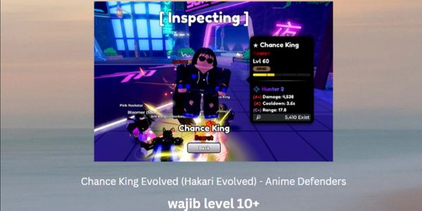 Buy Unit Secret Chance King Evolved (Hakari Evolved) - Anime Defenders ...