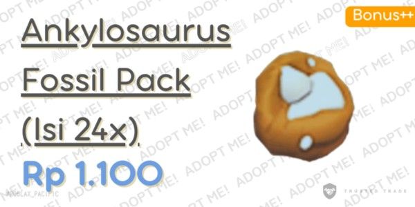Beli Item Ankylosaurus Fossil Pack Adopt Me Adopt Me Roblox Trading Hub ...
