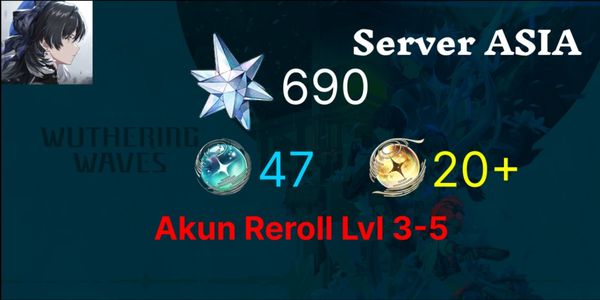 Buy Account Wuthering Wave Server ASIA Reroll Account Wuthering Waves ...