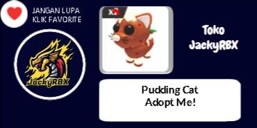 Beli Pet Pudding Cat Adopt Me Trading Hub Terlengkap dan Termurah April ...