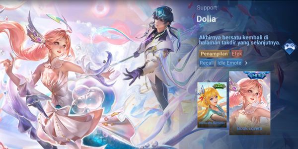 Buy Gift Skin Book Lovers (Limited Skin Dolia) Honor Of Kings 2831919 | itemku