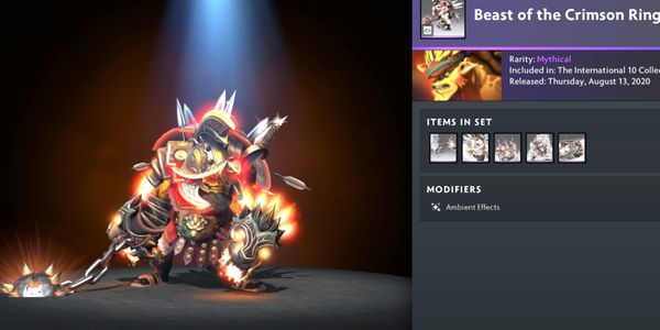 Beli Item Gift Beast of the Crimson Ring ( Bristleback Collector's ...