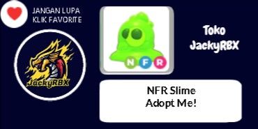 Buy Pet NFR Slime Adopt Me Trading Hub 2835418 | itemku