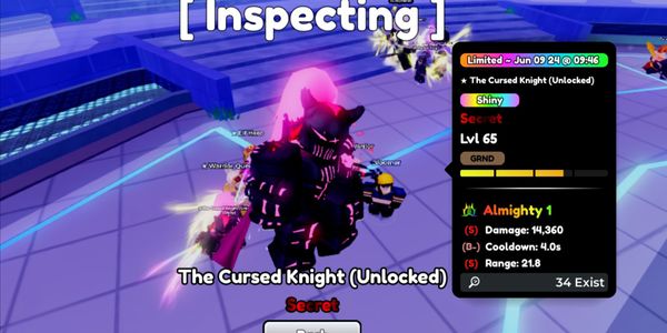 Buy Unit Shiny Igris (Almighty) || Anime Defenders Anime Defenders ...