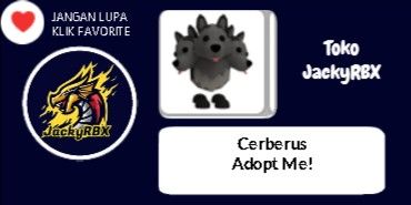 Buy Pet Cerberus Adopt Me Roblox Trading Hub 2840000 | itemku