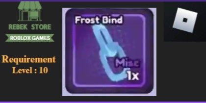 Buy Item 1x Frostbind | Anime Defenders Anime Defenders 2840572 | itemku