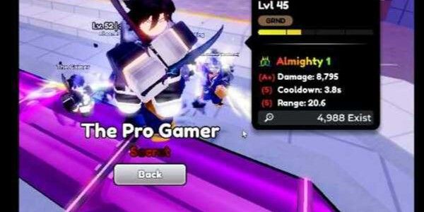 Buy Unit Secret The Pro Gamer (Evolve) (Godly Stats) Almighty - Anime ...