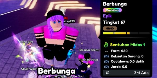 Buy Unit Shiny Bloomer MIDAS TOUCH - Anime Defenders Anime Defenders ...