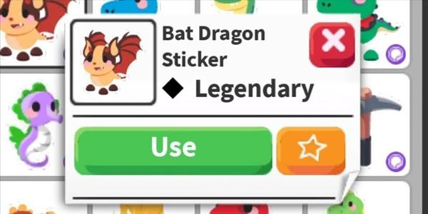 Beli Item Bat Dragon Sticker - Legendary Adopt Me Roblox Trading Hub ...