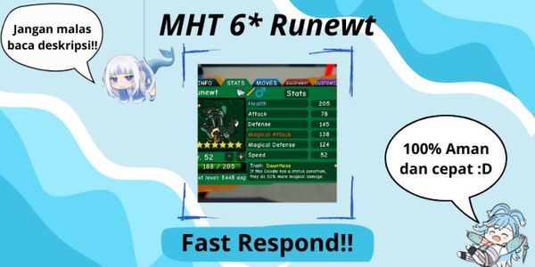 Buy Item MHT 6* Runewt - Doodle World Roblox 2805543 | itemku