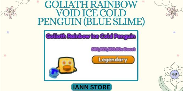 Beli Pet (All World) Goliath Rainbow Void Ice Cold Penguin (Blue Slime ...