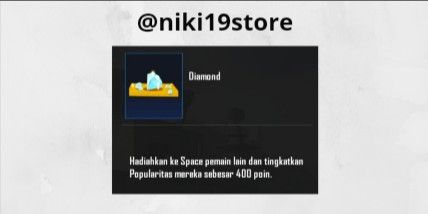 Buy Item Popularity Diamonds + 400 PUBG Mobile 2807008 | itemku