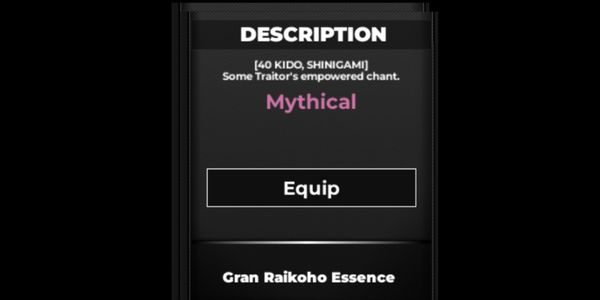 Buy Item Gran Raikoho Essence | Type Soul Roblox 2808302 | itemku