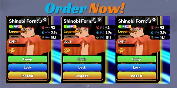 Buy Unit Shinobi Form 3 (Shiny) Legendary Anime Defenders Anime ...