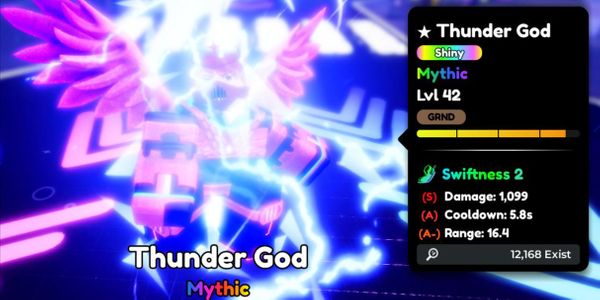 Buy Unit Shiny Thunder God EVO - Anime Defenders - Anime Defenders ...
