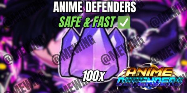 Beli Item 100x Reroll Crystal | Anime Defenders Anime Defenders ...