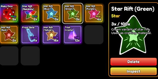 Beli Item 1x Star Rift (Green) - Anime Defenders Anime Defenders Roblox ...