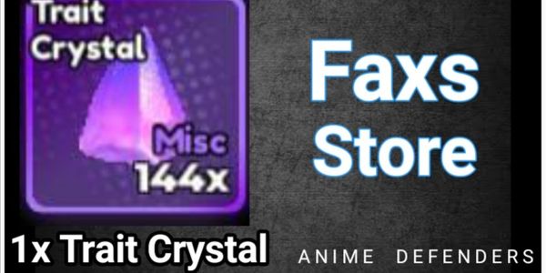 Buy Item 1x Trait Crystal - Anime Defenders Anime Defenders Roblox ...