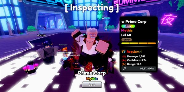 Buy Unit Prime Garp Requiem 1 (S) (A+) (B+) - Anime Defenders Anime ...