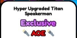 Buy Speakerman Hyper Upgraded Titan Speaker Man Toilet Tower Defense ...