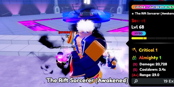 Buy Unit THE RIFT SORCERER ALMIGHTY (GOJO) (GOOD STATS ) Anime ...