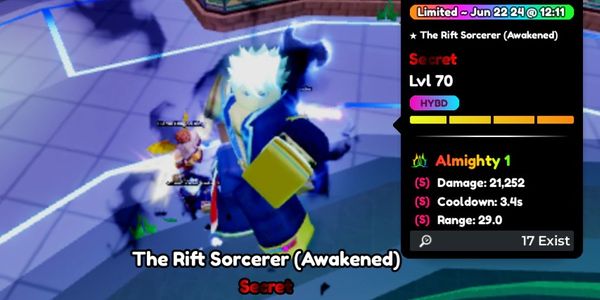 Buy Unit ALMIGHTY GOJO (S/S/S) THE RIFT SORCECER EVO PERFECT STAT & GOD ...