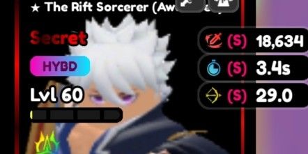 Buy Unit The rift Sorcerer Evo Almighty (gojo) SSS STATS Anime ...