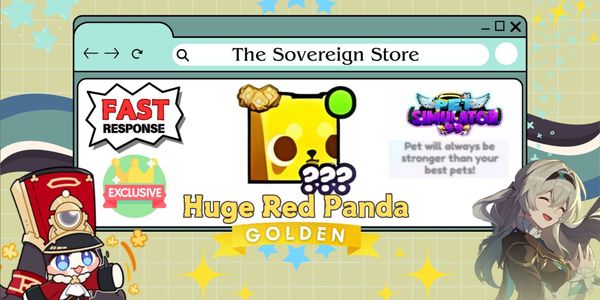 Buy Pets Huge Red Panda Roblox Pet Simulator 99! 2869190 | itemku