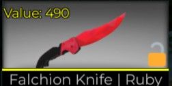 Buy Item Falchion Knife Ruby | Counter Blox Roblox 2869254 | itemku