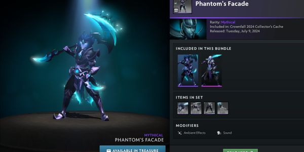 Buy Item Gift Phantom's Facade + Persona (Phantom Assassin Set) Dota 2 ...