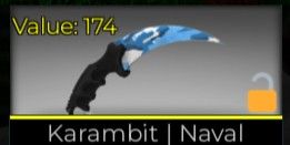 Buy Item Karambit Naval | Counter Blox Roblox 2869263 | itemku