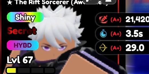 Beli Unit SHINY THE RIFT SORCERER ALMIGHTY Anime Defenders Roblox ...