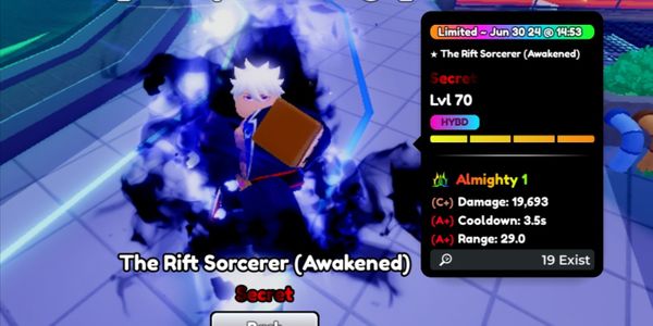 Buy Unit The Rift Sorcerer (Awakened) Anime Defenders 2870296 | itemku
